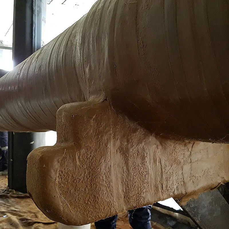 Brown Petrol Wax Tape Pipe Coating Anti Corrosion Pipe Wrap 1.2mm Thicknes