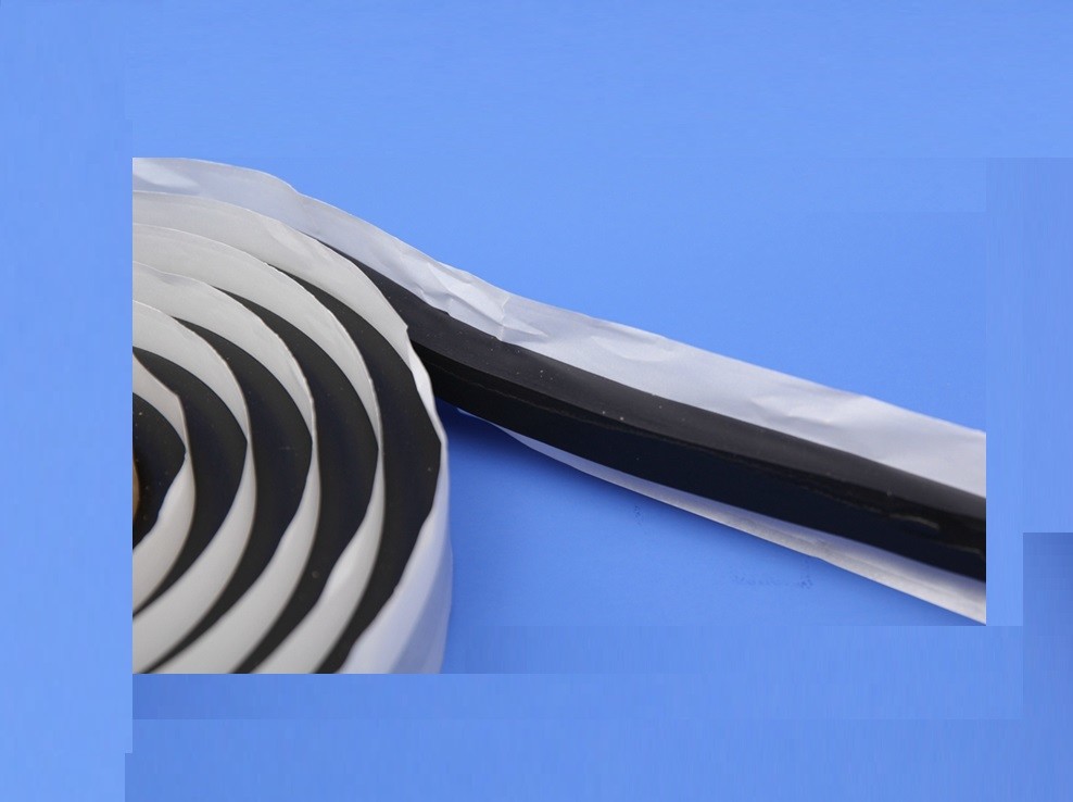 High Tack Yellow Butyl Mastic Tape Sealant Window Stress Control